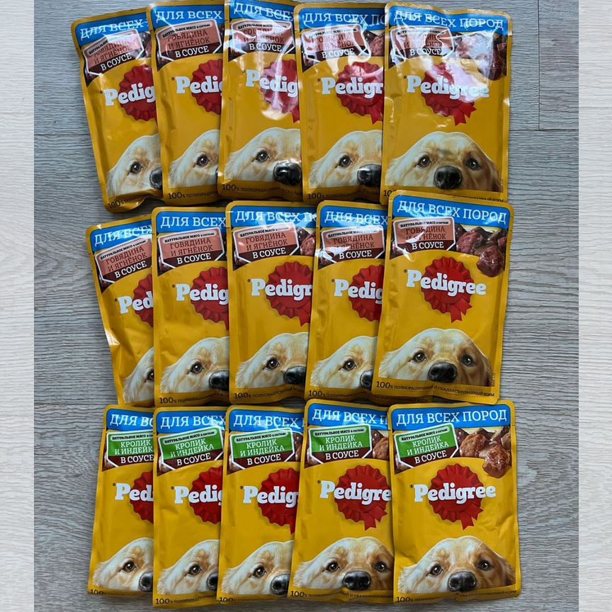 Корм для собак pedigree