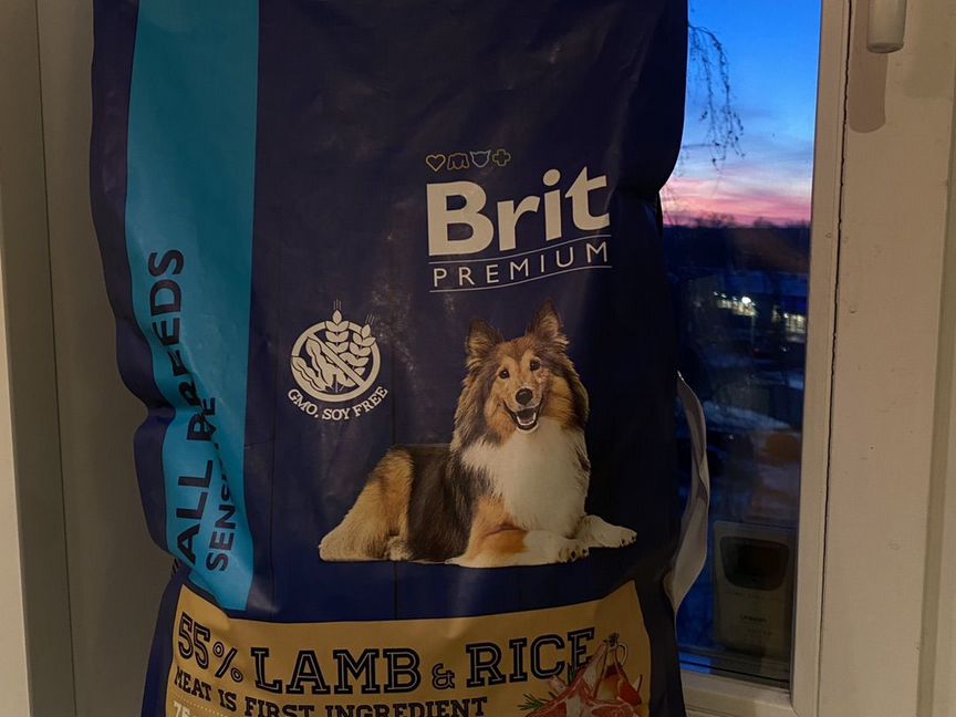 Корм для собак Brit Premium Lamb & Rice