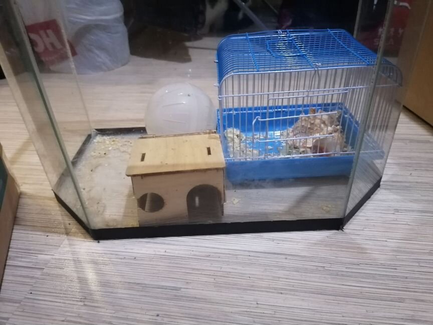 Клетка для грызунов+аквариум