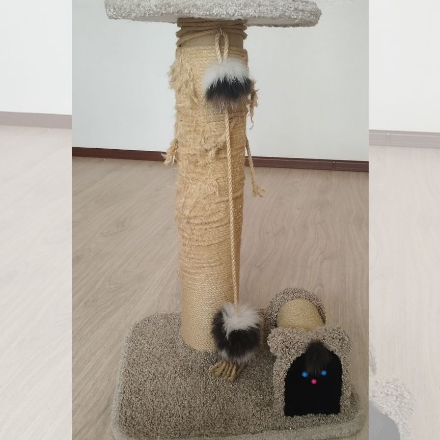 Когтеточка домик для кошки бу