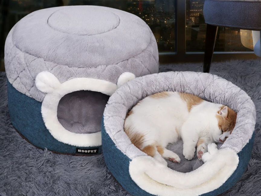 Лежанка для собак и кошек, домик