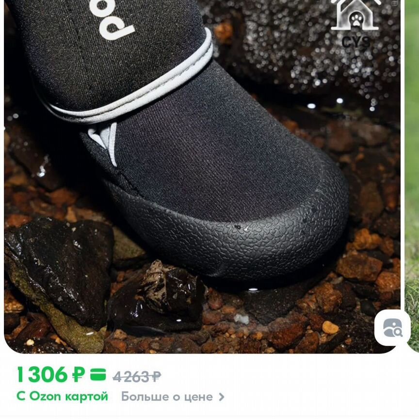 Обувь для собак мелких пород