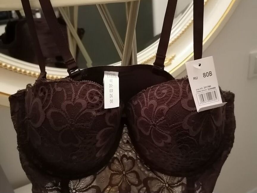Корсет/ бра в шоколадном цвете 80В