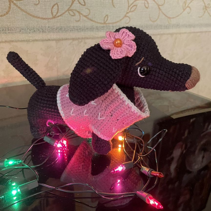 Такса в добрые и любящие ручки