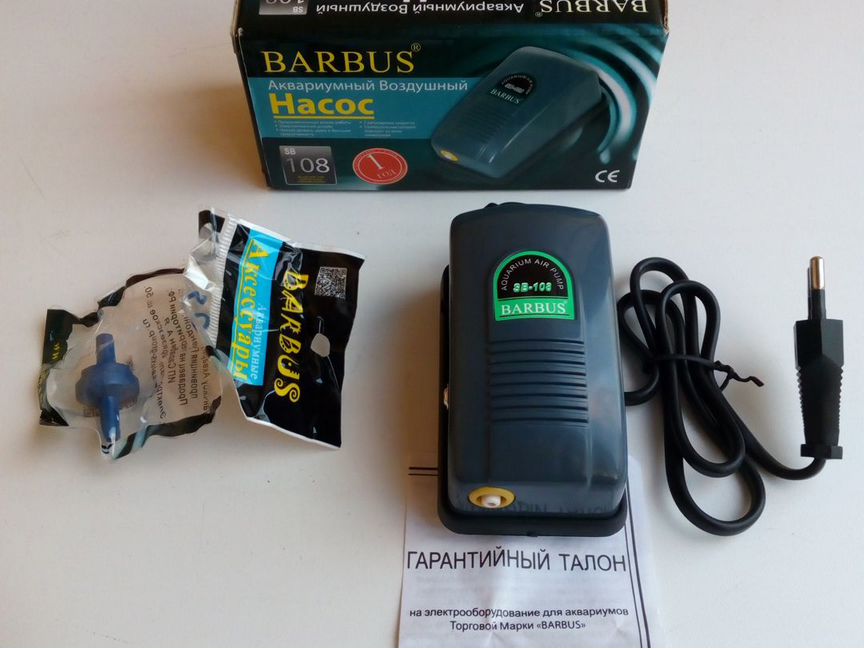 Barbus SB-108 компрессор для аквариума, новый