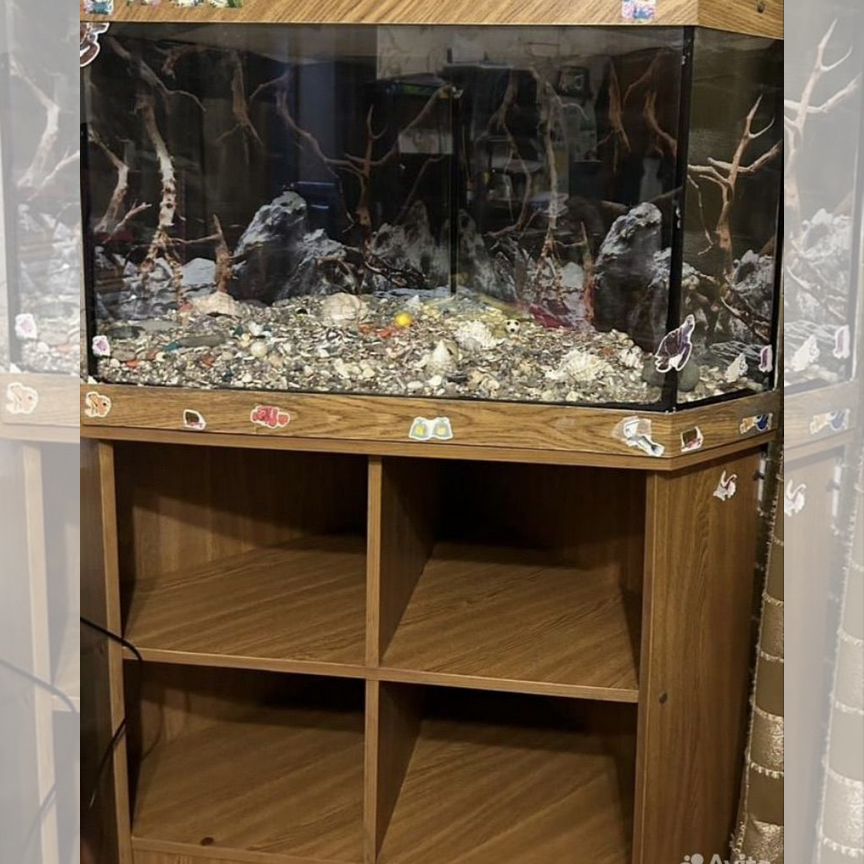 Аквариум с тумбой