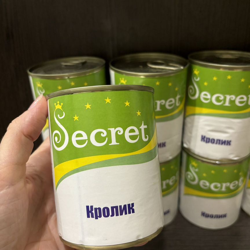 Влажный корм для собак Секрет кролик Secret