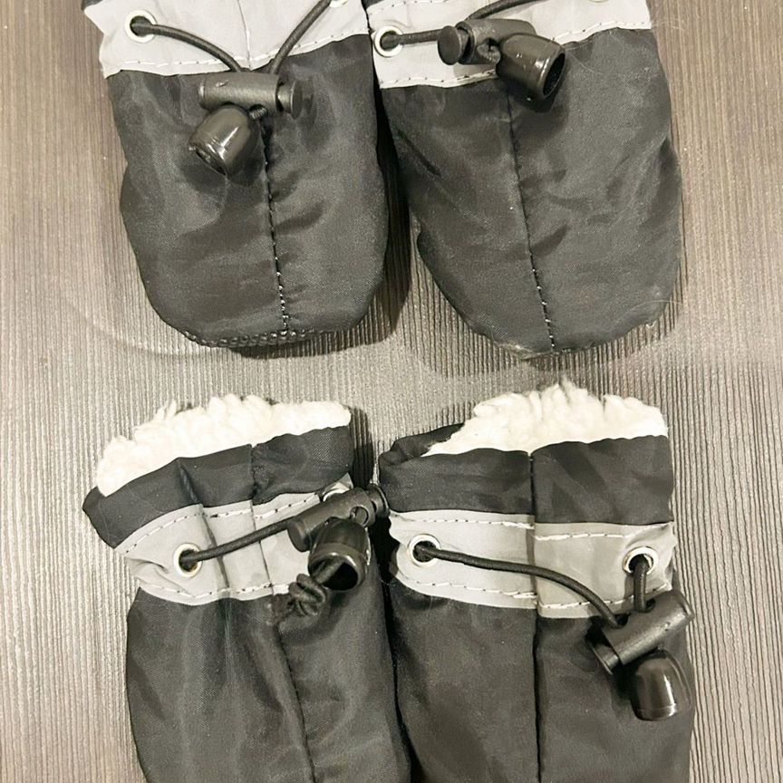 Зимнии ботинки для собаки размер 4