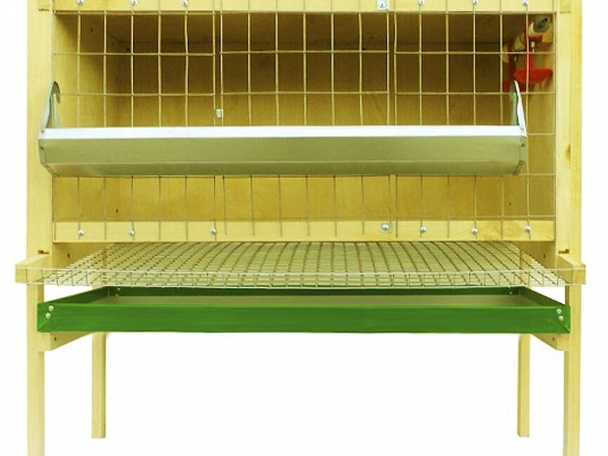 Клетка деревянная "Профи" для кур-несушек
