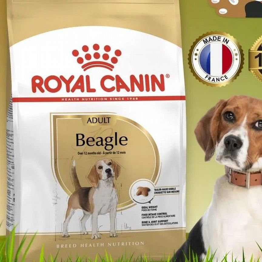 Корм Royal Canin Beagle Adult, 3кг (Франция)