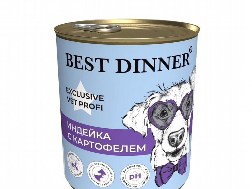 Best Dinner консервы для собак Exclusive Urinary &