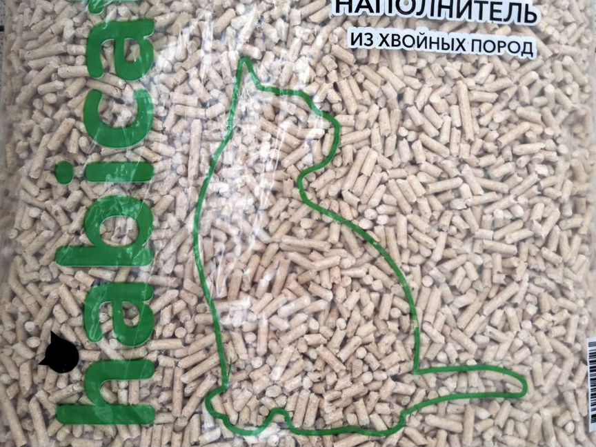 Наполнитель для кошачьего туалета древесный