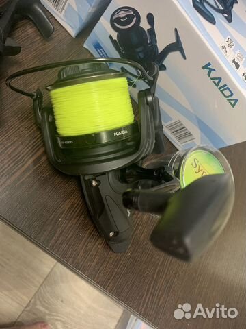 Карповая катушка Kaida HJC-03-10000 с байтраннером купить в Казани ...