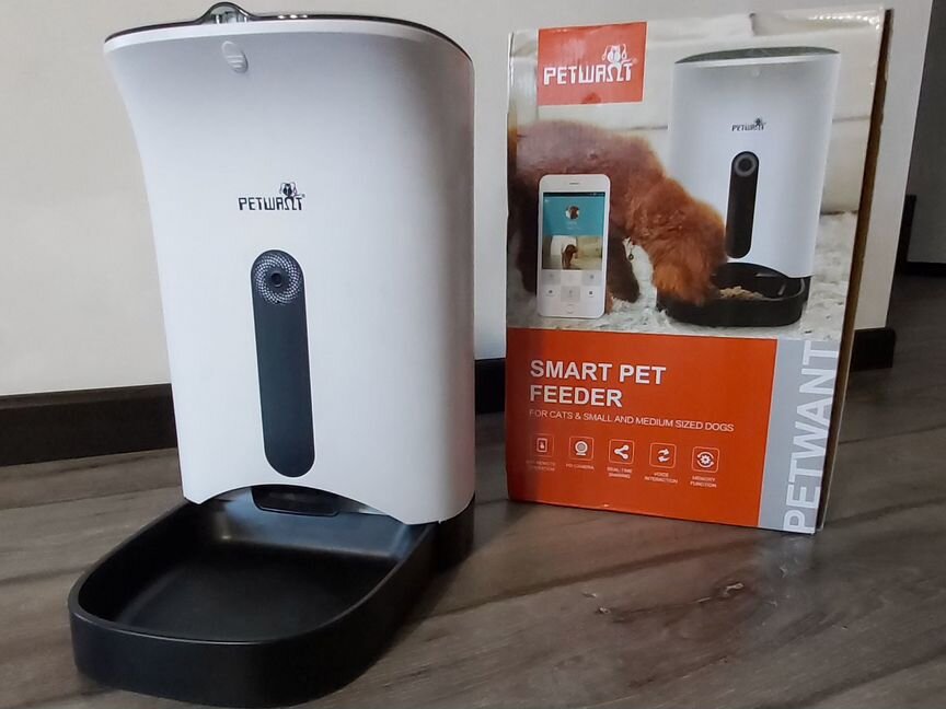Автокормушка Petwant PF-103 камера, wi-fi, прилож