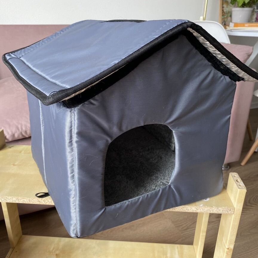 Уличный домик для кошки / будка