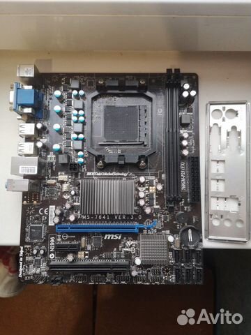 Нерабочая материнка MSI MS-7641 на AM3+ купить в Иваново | Электроника ...
