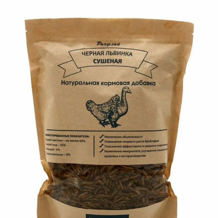 Черная львинка сушеная