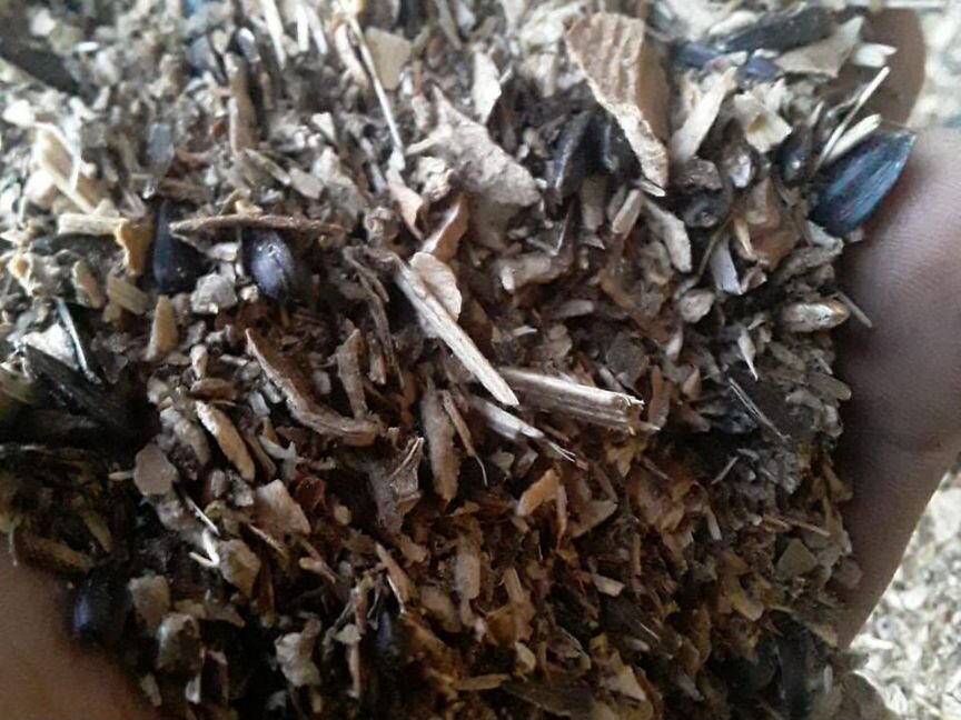 Отходы подсолнечника