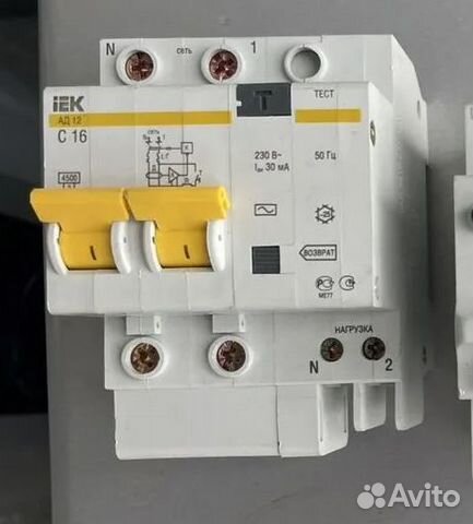 Дифференциальный автомат узо IEK 16A 30mA купить в Санкт-Петербурге ...