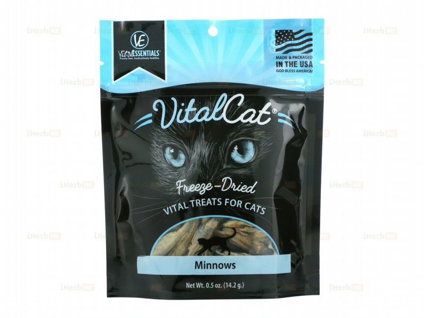 Vital Cat, сублимированные лакомства, пескарь