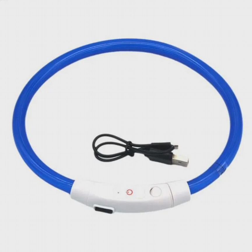 Светящийся ошейник для собак, водонепроницаемый