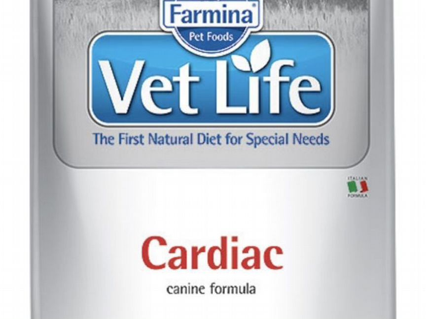 Farmina Vet Life Cardiac, Фармина Кардиак, 2 кг