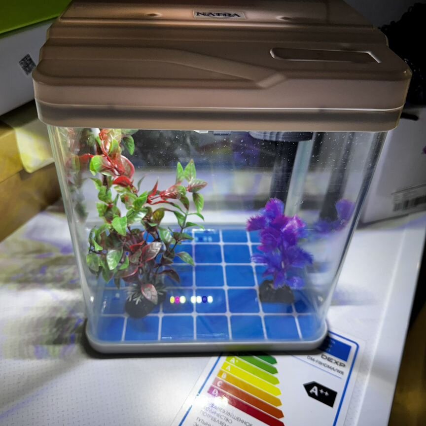 Аквариум 5 литров с фильтром