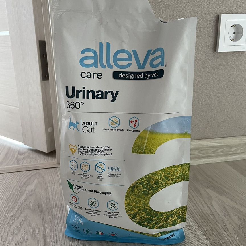 Корм для кошек alleva urinary