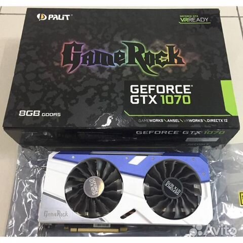 Видеокарта GTX 1070 8GB (Palit GameRock) купить в Новокузнецке ...