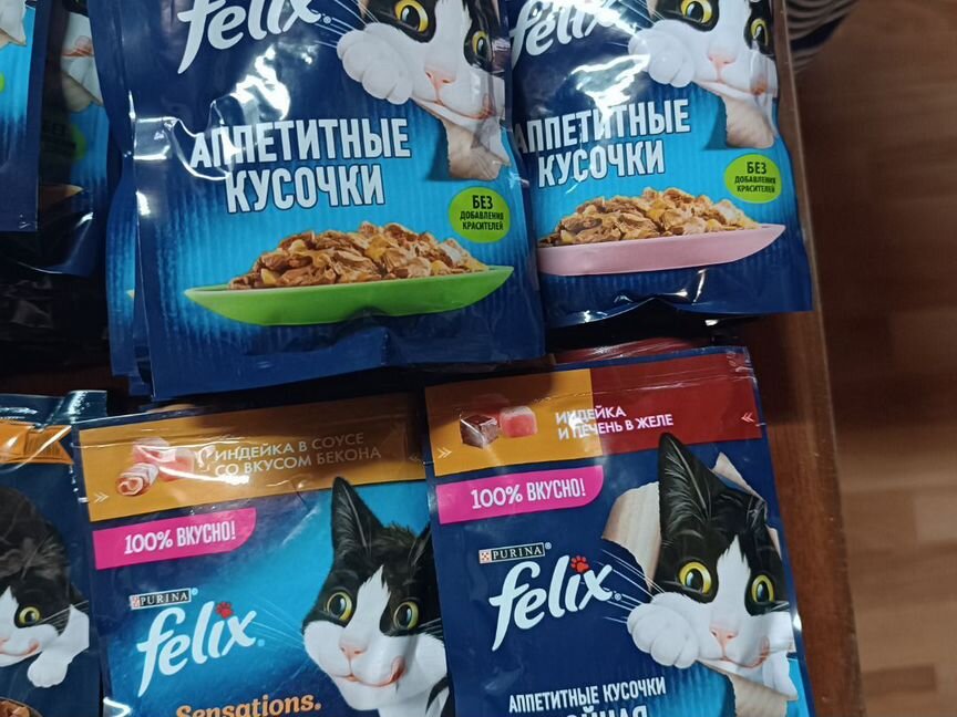 Влажный корм для кошек Felix (Феликс)