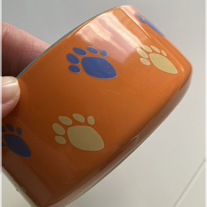 Миска для животных керамическая