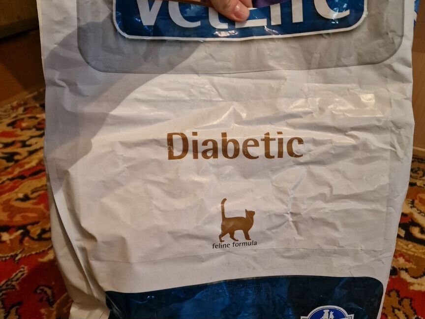 Диабетический корм для кошек Vet Life