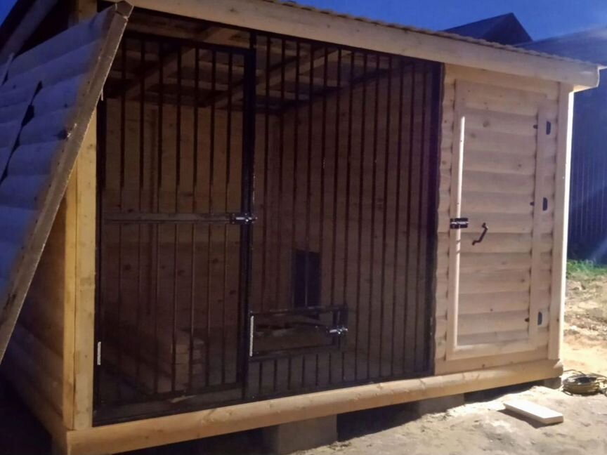 Вольер для собак утепленный