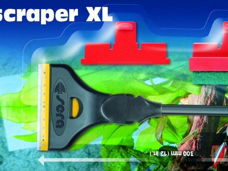 Скребок для стёкол Sera scraper XL 30см