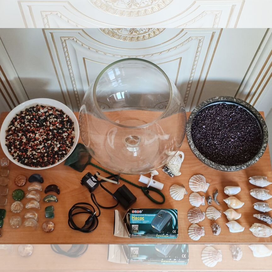 Аквариум 12 литров в комплекте