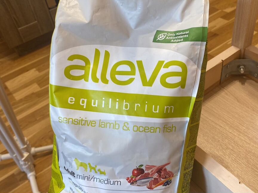Корм для собак alleva новый