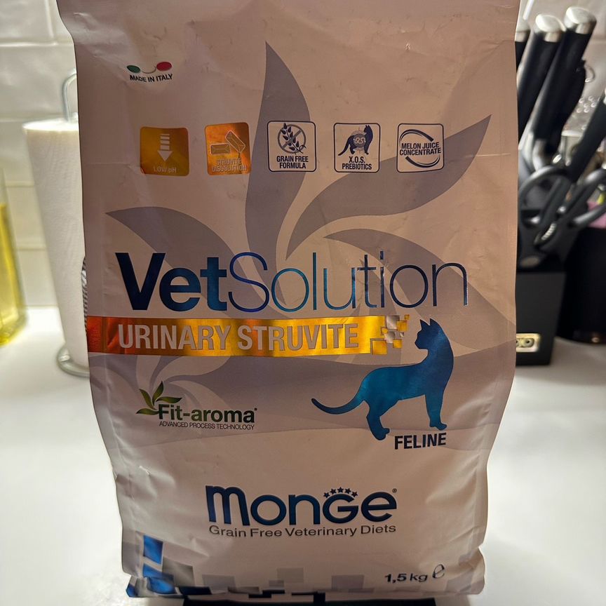 Корм Monge VetSolution Urinary Struvite Cat