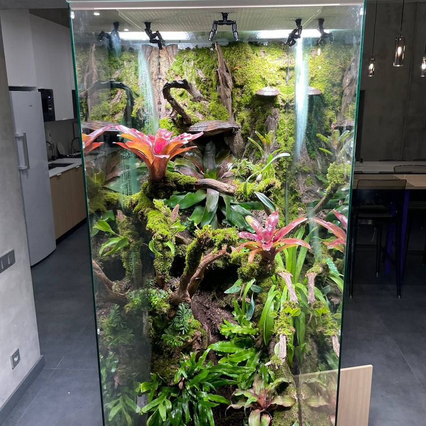 Биотопный террариум на заказ