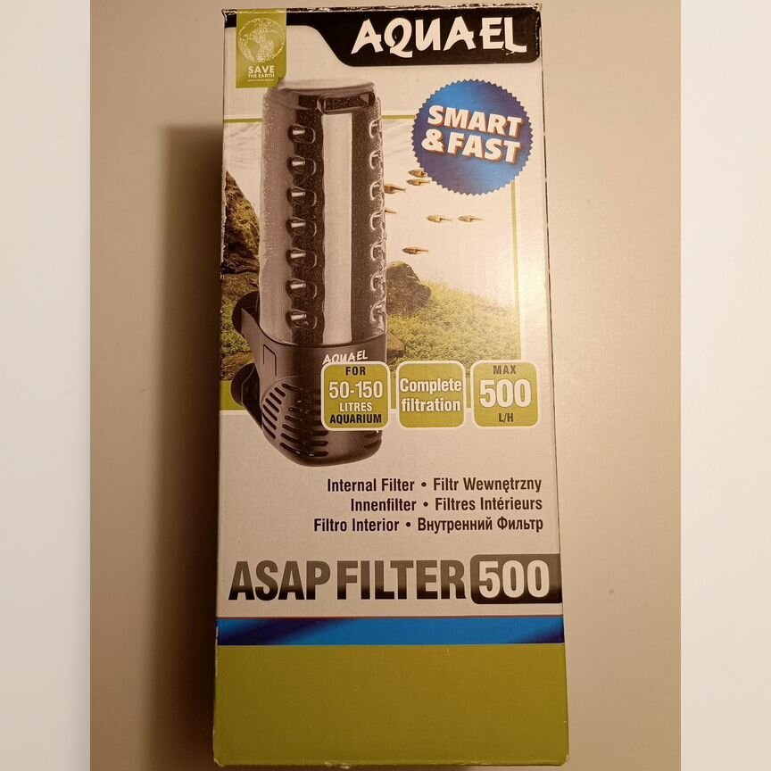 Фильтр для аквариума aquael asap 500