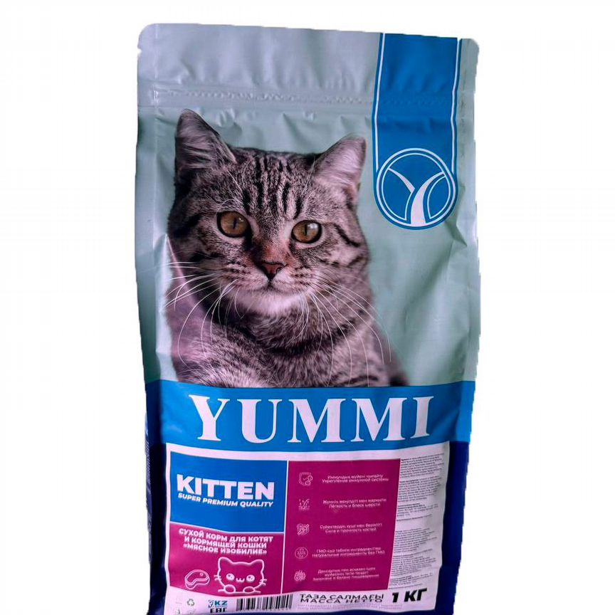 Корм Yummi super premium Kitten Мясное изобилие 1