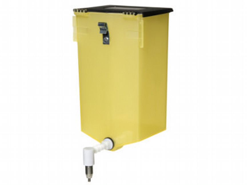 Поилка ниппельная для кроликов с бачком 1 л