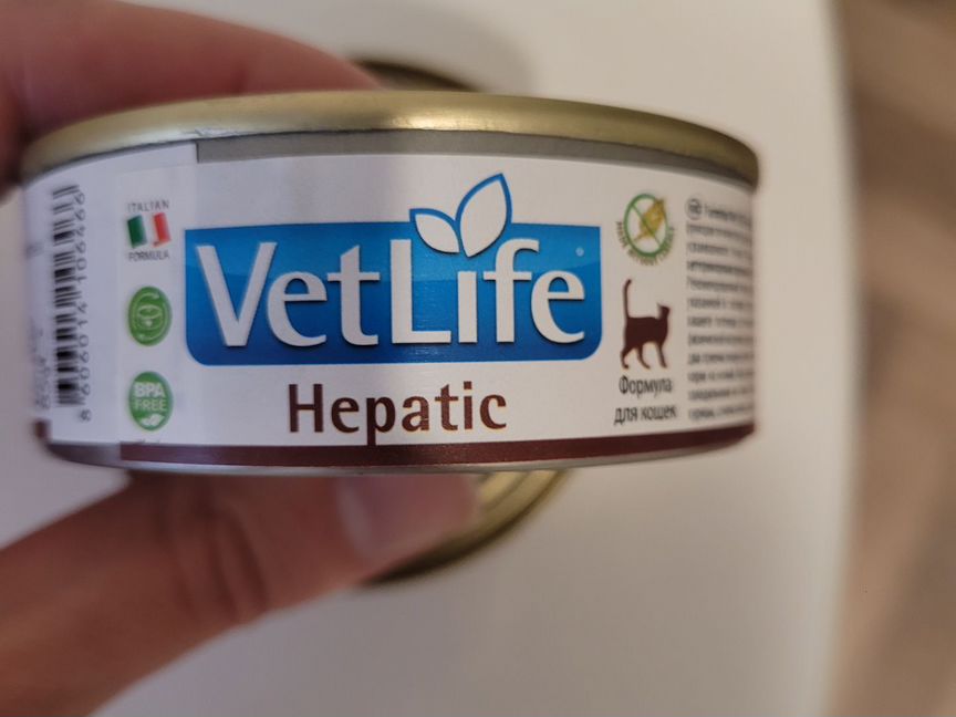 Farmina vet life hepatic влажный корм для кошек
