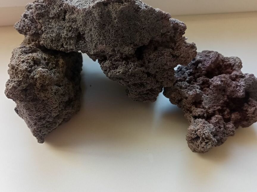 Лава натуральная для аквариума