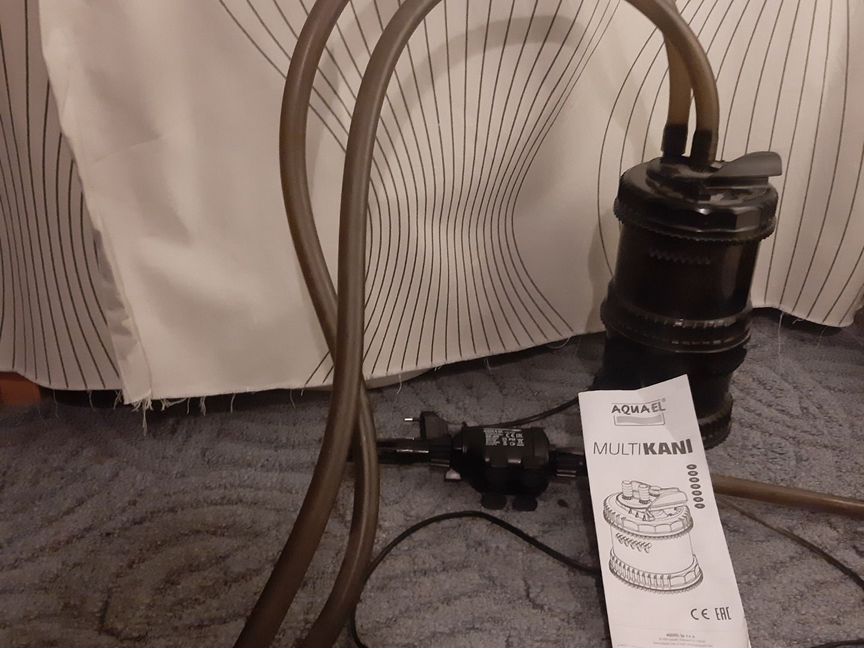 Фильтр наружний и аквариум