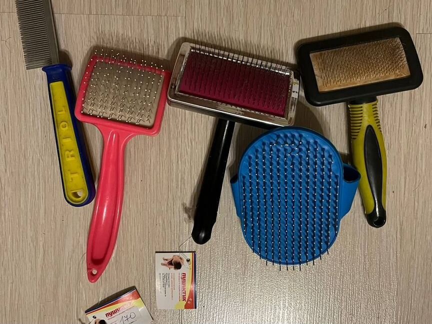 Расчёски чесалки для собак и кошек набор