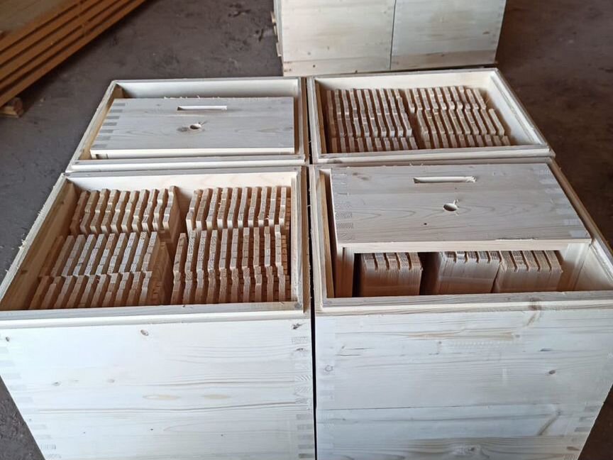 Новые ульи и рамки 145/230/300