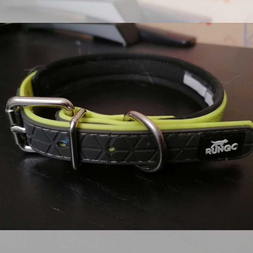 Биотановый ошейник rungo с подкладом 33-43 см