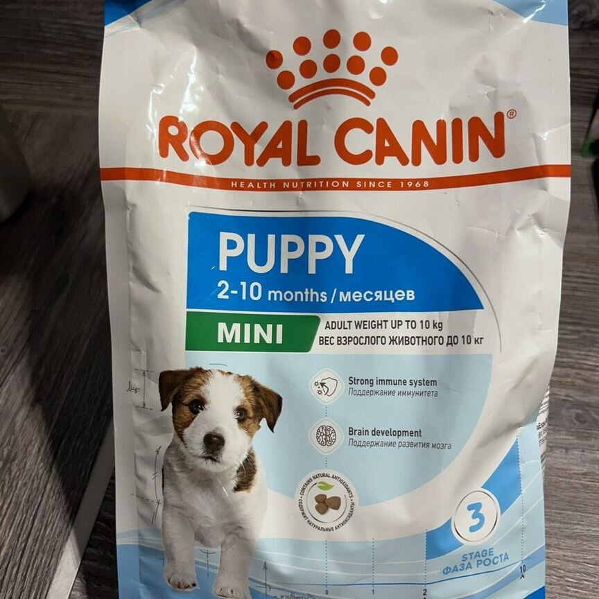 Корм для собак royal canin mini puppy