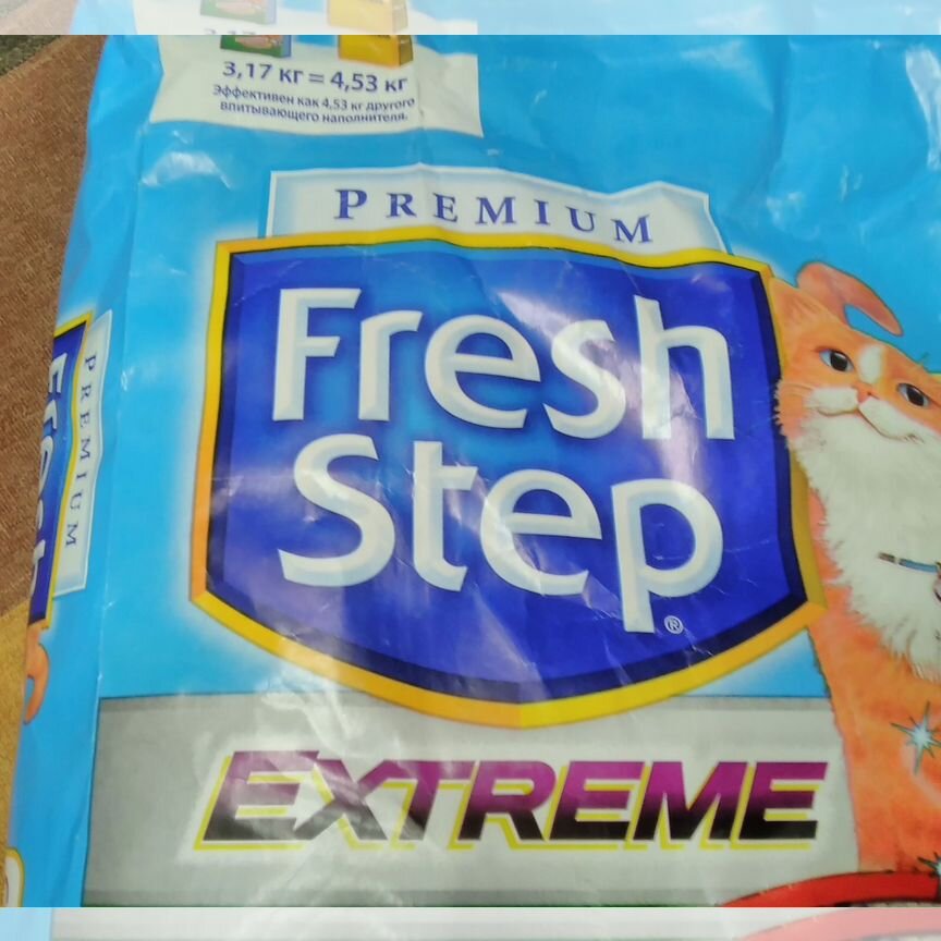 Наполнитель fresh step премиум carbon plus