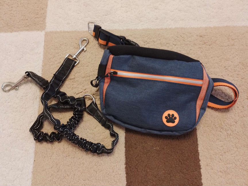 На пояс сумка для прогулки с собакой